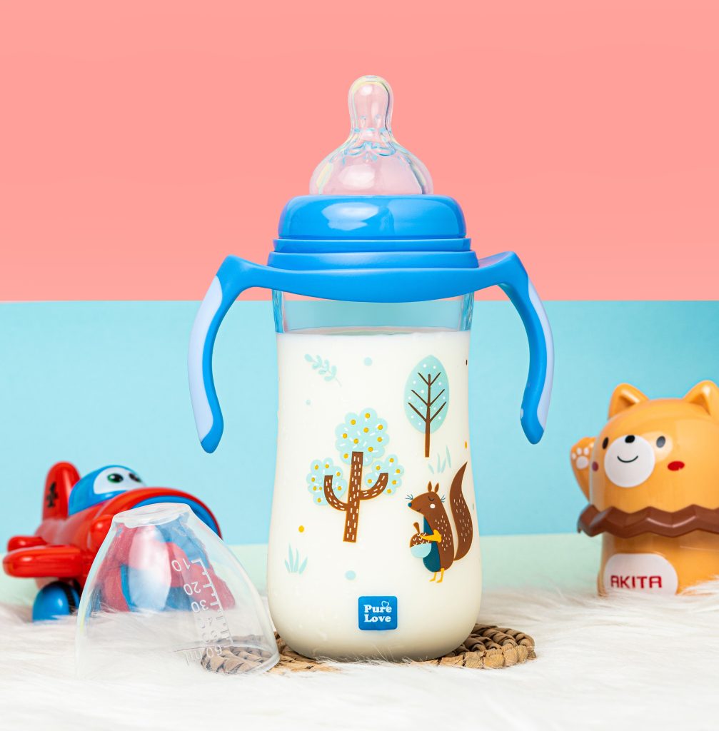 Pure Love Anti-Colic Baby Feeding Feeder Bottle – 300ml / 10oz - Best ...